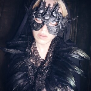 Blind Mask Gothic Masquerade Masks for Men for Women Dark | Etsy