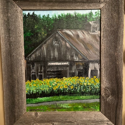 4x6 2 Wide Rustic Barn Wood Double Opening Frame - Etsy