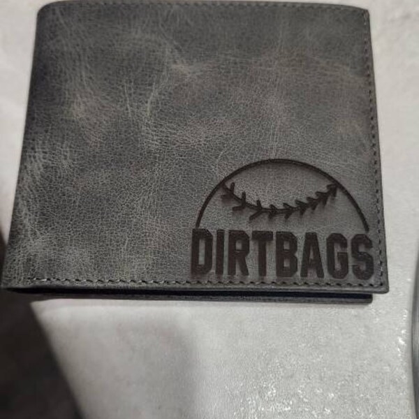 Baseball Wallet, Personalized Leather Wallet for Boys, Custom Wallet ...
