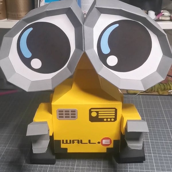 Cute Wall.e Papercraft, Plantilla Pdf, Escultura De Papel Wall.e, Low ...