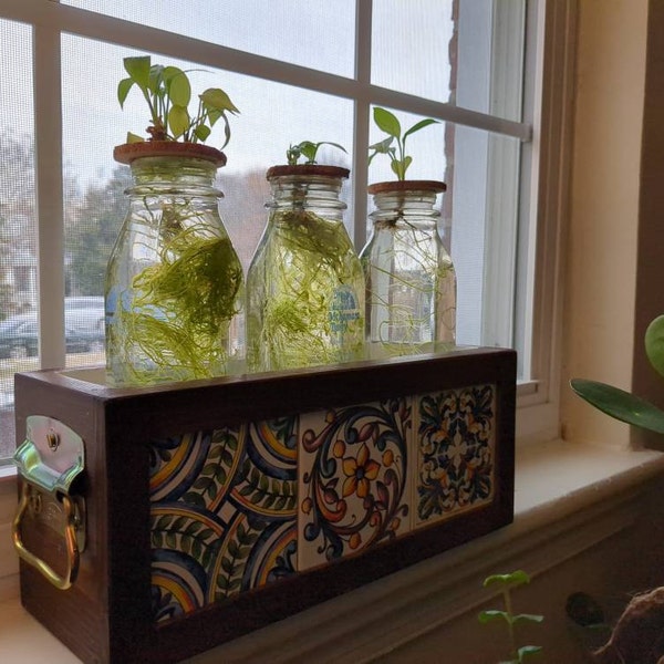 Window Box, Ledge Planter With Option of Hanging Brackets, Wooden ...