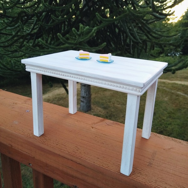 1:6 Scale Kitchen Table, Doll House Furniture - Etsy