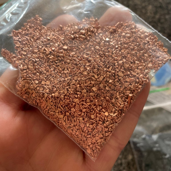 99.9% Pure Copper Shavings | Copper Chop, Copper Flakes, Copper Shreds ...