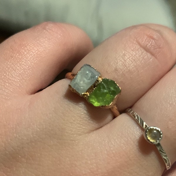 Birthstone Stacking Ring, Custom Stacking Ring, Push Present ...