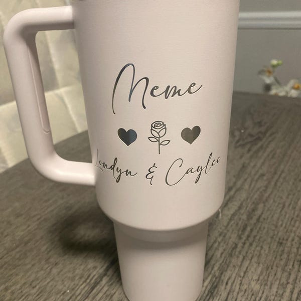 Engrave ANYTHING on Stanley Cup Quencher Tumbler 20oz 30oz 40oz Custom ...