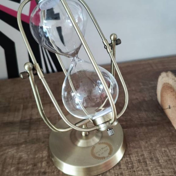Custom Engraving Vintage Refillable Sand Hourglass Timer/ Sand ...