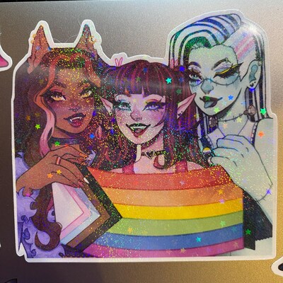 Vampire Ghoul Sticker - Etsy