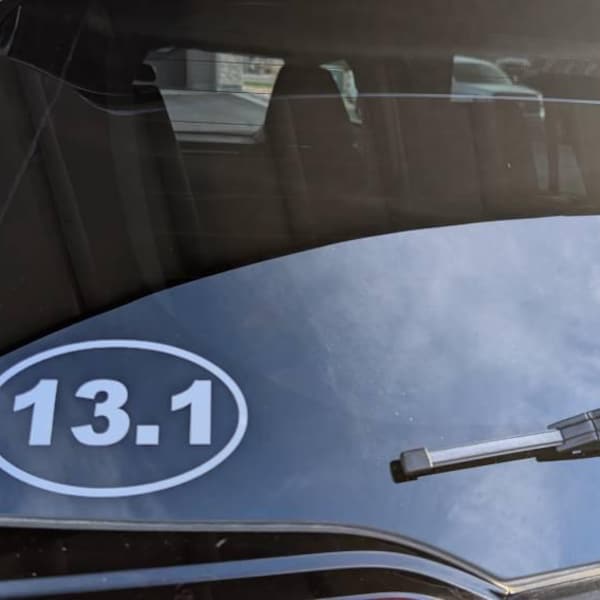13.1 Half Marathon Decal, 13.1 Decal, 13.1 Sticker, Runners Decal ...