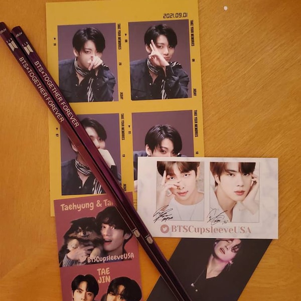 RESTOCK BTS Chopsticks Together Forever - 1 Pair Metal Chopsticks Korea ...