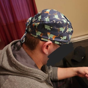 Grey Scale Anatomy Mens Scrub Cap, Medical Cap, Doctor Cap, Surgical ...