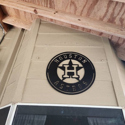 Houston Astros Metal Sign. Houston Wall Art, Texas, Astros Sign, Texas ...