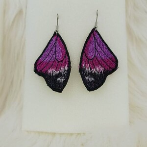 Lage Free Standing Lace Earrings Machine Embroidery Design FSL - Etsy