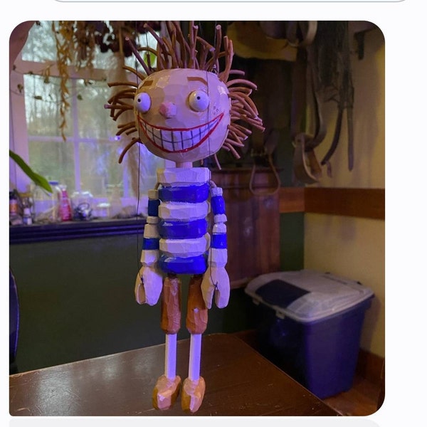 Awesome Countess Annie – 13" String Puppet of Tender Blonde in Richly ...