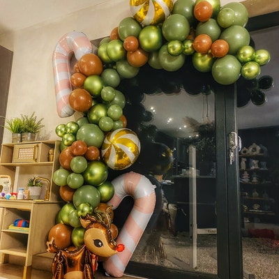 Woodland Balloon Arch, Green Balloon Arch, Woodland Balloon Arch ...