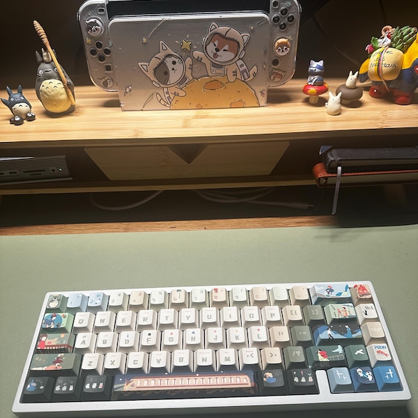 Ghibli Kiki Anime Japanese Style Keycap 140 Set | PBT Custom & Handmade ...