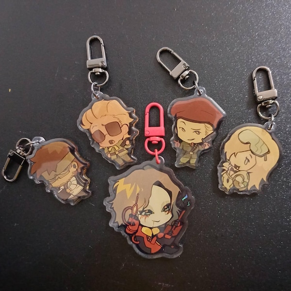 Metal Gear Solid - 2 Inch Epoxy Keychains - Etsy