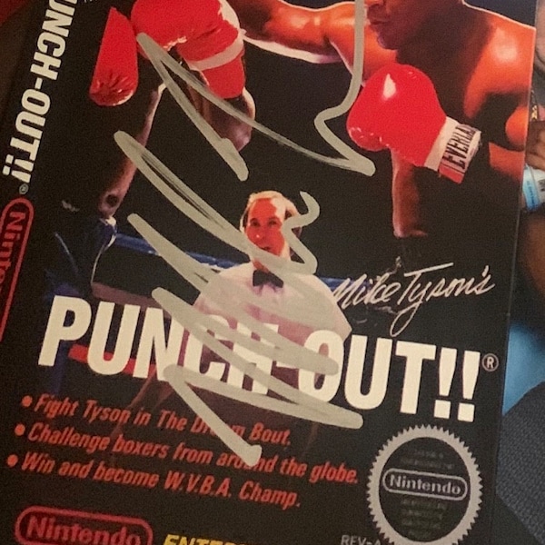 Mike Tyson's Punch Out NES Box Manual Poly Block Dust Cover - NO GAME ...