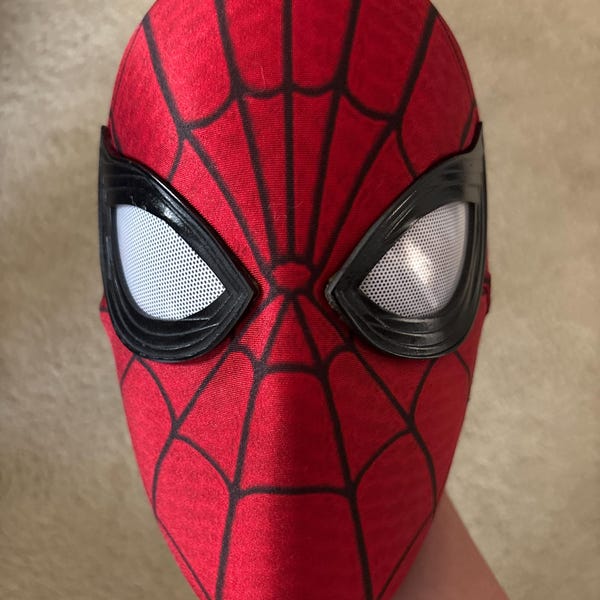 Customized Spider Man Comic Style Mask,shell and Lenses,ultimate Mask ...