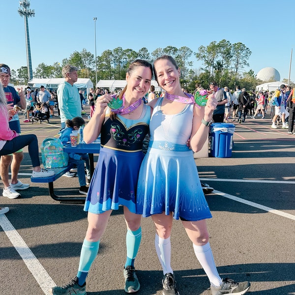 Belle Inspired Running Costume Leggings for Princess Run Belle Costume ...