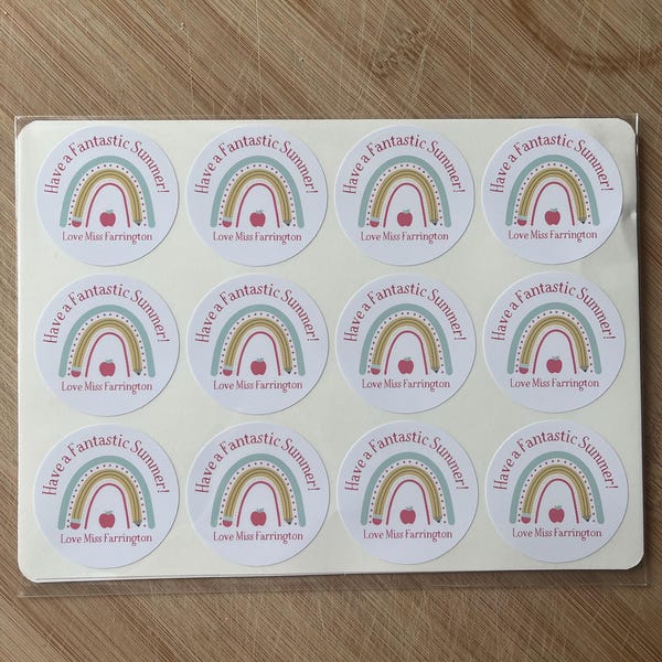 Thank You for Helping Me Grow Stickers, Thank You Teacher Stickers ...