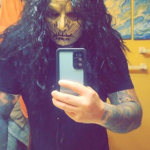 Malignant gabriel Latex Strap Mask - Etsy