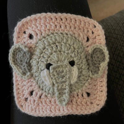 Crochet Duck Square Pattern // Duck Granny Square Motif // Crochet Duck ...