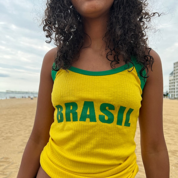 Brasil Brazil Tank Top Shirt - Etsy