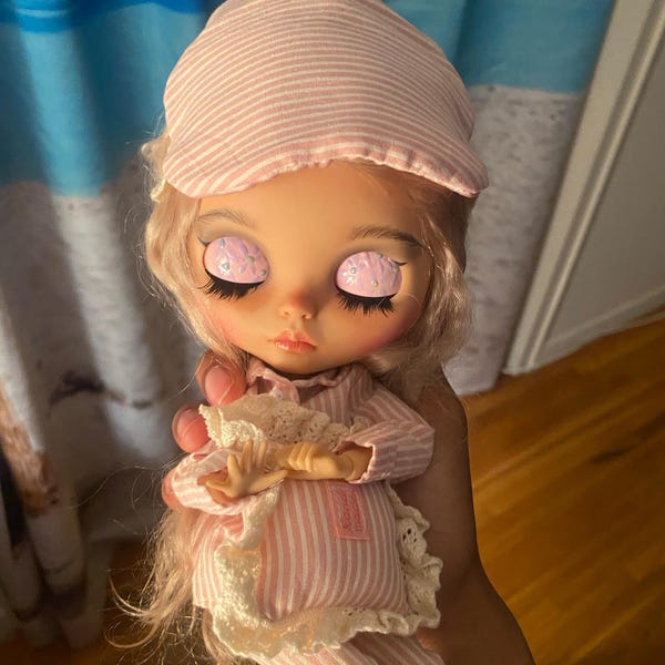 Long Vintage Dress+headdress Blythe Doll Clothes,1/6 Doll Clothes for ...