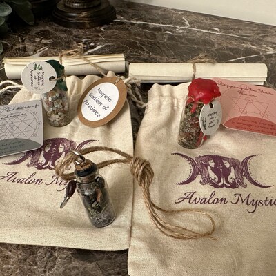 Travel Protection Spell Jar, Spell Bottle for Safe Travels With Tiger's ...