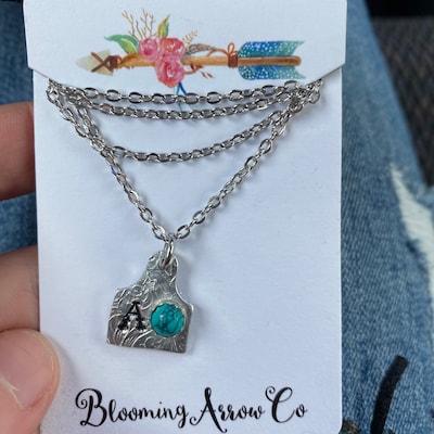 Mini Floral Tooled Cattle Tag - Etsy