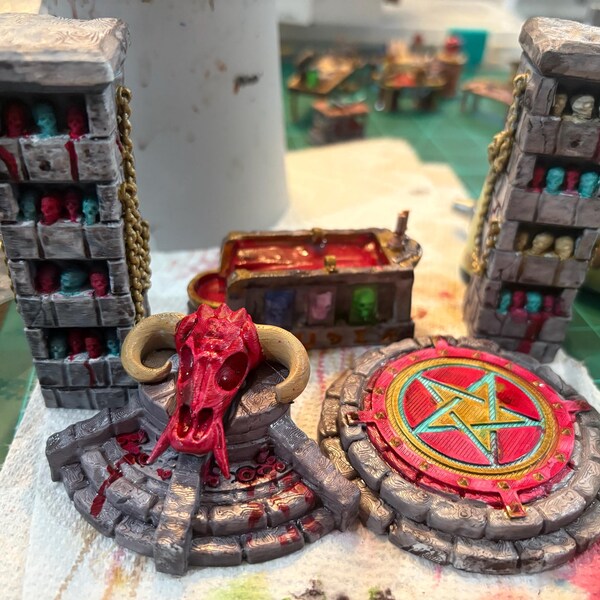 Dnd Sci-fi Miniature Dead Dudes for Wargaming Tabletop Terrain and ...