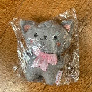 Pepper Cat Plush Keychain Kawaii Cat Keychain, Plush Keyring, Plushie ...