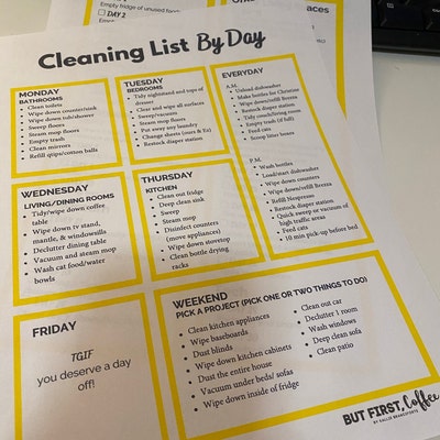 Closet Declutter Guide Wardrobe Organization Printables Closet ...