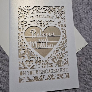 Personalised Papercut Retirement Card, Laser Cut on Your Retirement ...