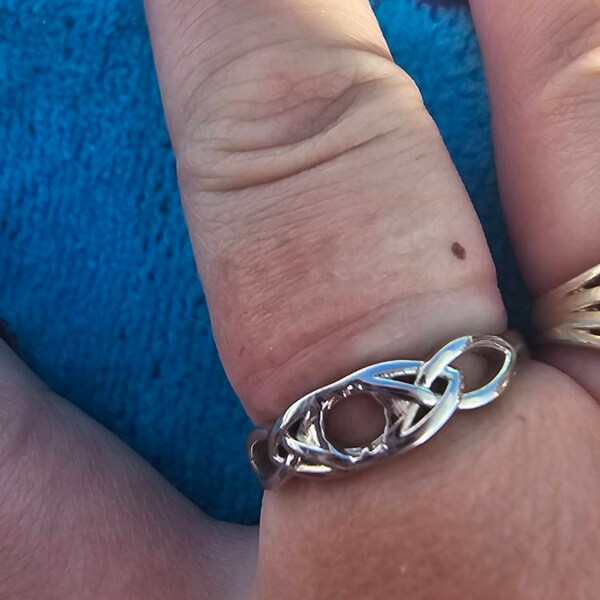 Personalized Snaffle Bit Horse Ring Sterling Silver 925/brass, Custom ...