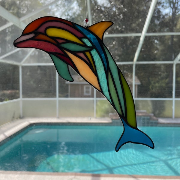 Stained Glass Heart Suncatcher, Valentine Window Hanging, Valentines ...