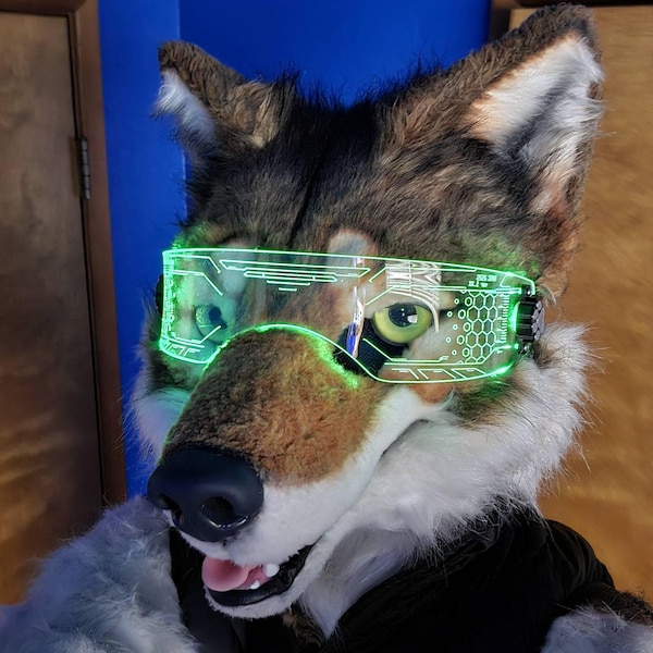 Cardboard Protogen Mask PDF *FREE- Link in Description* - Etsy