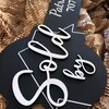 Sold Key Sign With House Outline, 3D Realtor Closing Sign, Closing Prop ...