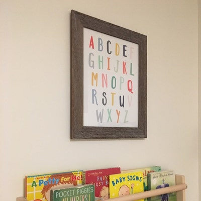Alphabet Abc Wall Print // Printable Kids Wall Art, Wall Print, Wall ...