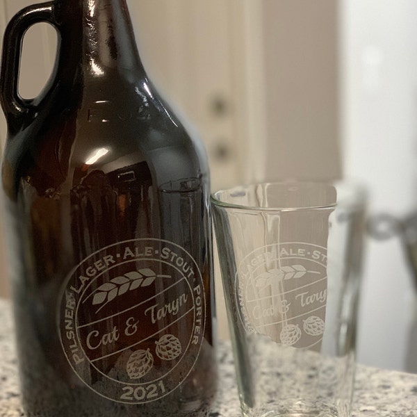 Personalized Beer Growler, Engraved Growler, Custom Beer Gifts, Beer ...