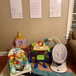 DIGITAL FILE Play Corner Sign Playroom Decor Playroom Wall | Etsy