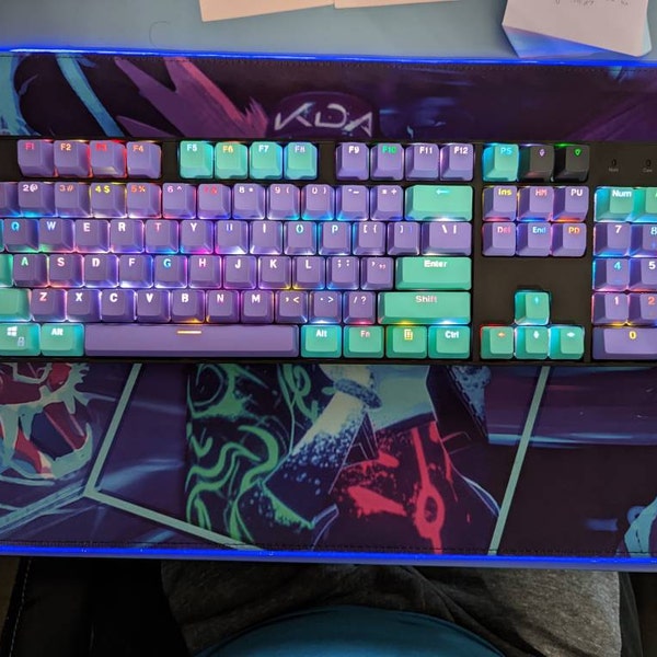 Build Your Own! * Dual-tone * Color 104 PBT Backlit Custom Keycap Set ...