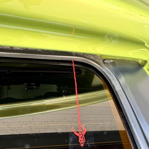 Airbus AS350 Astar Helicopter Vinyl Easter Egg Micro Decal Windshield ...