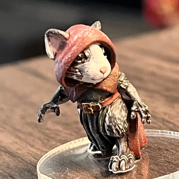 Mouse Rangers 3D Printed Resin Miniature | Tabletop Role Playing ...