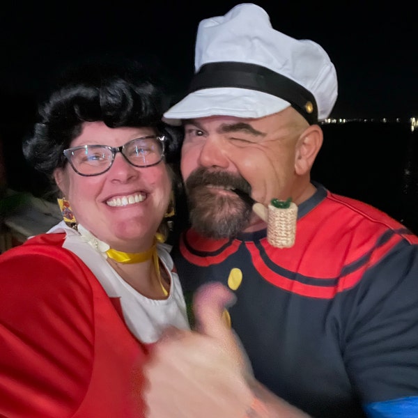 Popeye Costume Shirt - Perfect for Cosplay or Casual Wear - Gift for ...