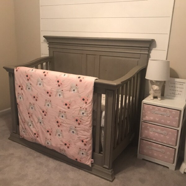 Puppy Bedding, Girls Room, Bedding Set, Dog, Toddler Comforter, Twin ...