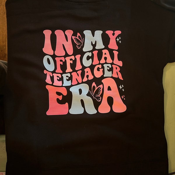 In My Official Teenager Era SVG, Official Teenager SVG, Birtday Girl ...