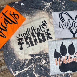 Wildcat Pride SVG, Paw Print Svg, Wildcats, Team Spirit Svg, Pride ...