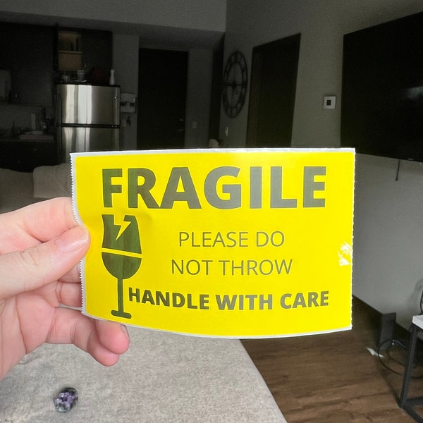 CAUTION HEAVY OBJECT Team Lift Required Stickers / Labels - 3 X 1.5 (3 ...