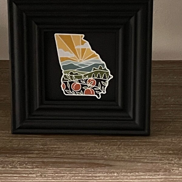 Georgia Durable Sticker | High Quality Bumper Sticker | United States ...